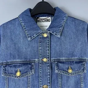 Moschino Long-sleeved Denim Coat