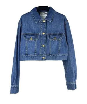 Moschino Long-sleeved Denim Coat