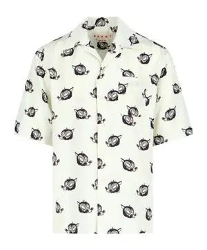 Marni Graphic Printed Short-sleeved Shirt