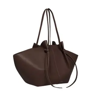 Yuzefi Mochi Pebble-grained Shoulder Bag - Espresso
