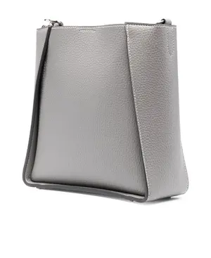 Stella McCartney Logo Perforated Crossbody Bag - Gray