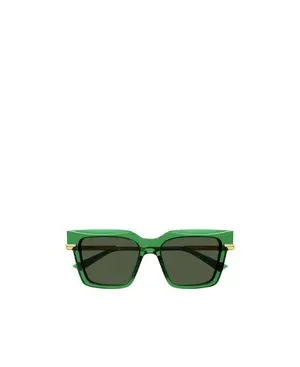 Bottega Veneta Cat Eye Frame Sunglasses - Green