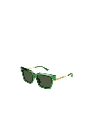 Bottega Veneta Cat Eye Frame Sunglasses - Green