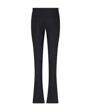 Off-White Logo Printed Tailored Trousers - Black