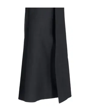 Off-White Logo Printed Tailored Trousers - Black