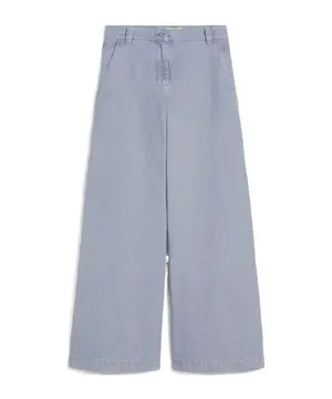 Max Mara Wide-leg Buttoned Trousers - Gray