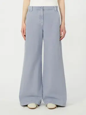 Max Mara Wide-leg Buttoned Trousers - Gray