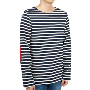Saint James Striped Graphic T-shirt