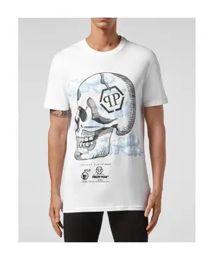 Philipp Plein Cloud -print Logo T-shirt
