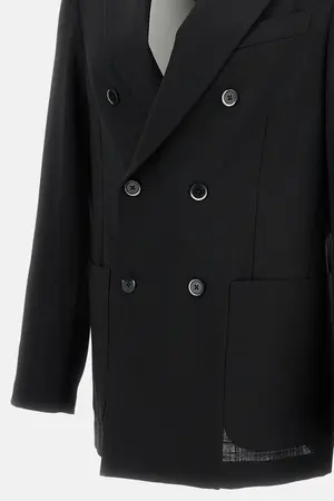 Barena Venezia Double-breasted Blazer - Black