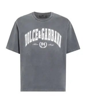 Dolce & Gabbana Dolce Gabbana Logo Printed Crewneck T-shirt