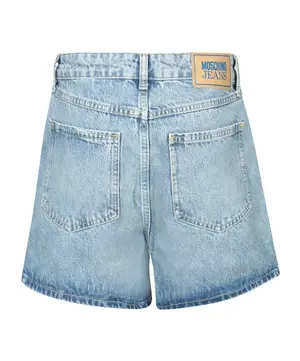 Moschino Patch Denim Shorts