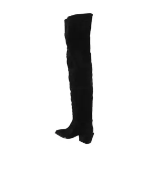 Paris Texas Bettina Over The Knee Boots - Black