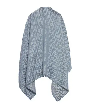 Fendi Ff Jacquard Poncho