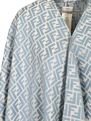 Fendi Ff Jacquard Poncho - W