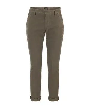 DONDUP Gaubert Slim Milleraies Trousers - Green