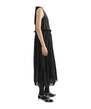 JIL SANDER Muslin Pleated Dress