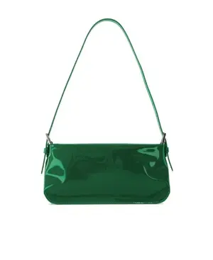 By Far Dulce Zipped Shoulder Bag - Green