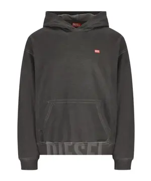 DIESEL® Logo-embroidered Hooded Sweatshirt