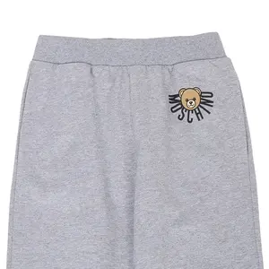 Moschino Graphic Print Elastic Waist Sweatpants - Gray
