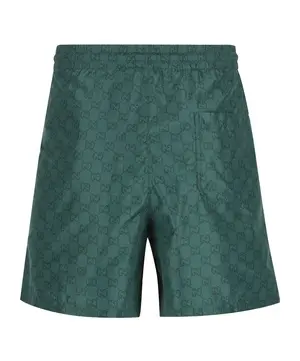 Gucci Monogrammed Drawstring Swimwear