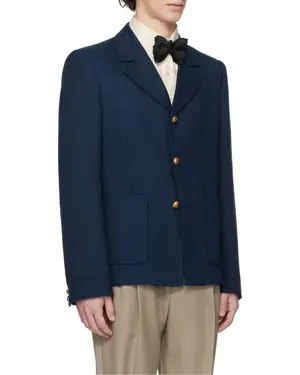 Valentino Garavani Button-up Long Sleeve Blazer