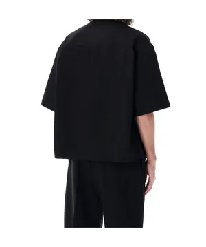 Studio Nicholson Sanko Boxy Short-sleeve Shirt - Black