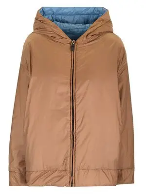 Max Mara Reversible Hooded Zip Jacket - Blue
