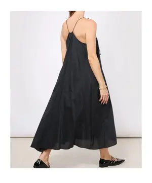 ANINE BING Aida Gathered Maxi Dress