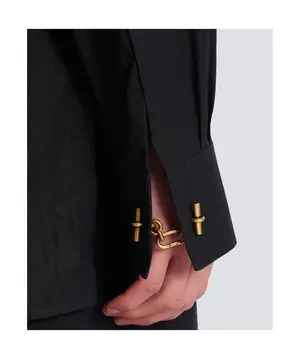 Balmain Asymmetric Poplin Shirt