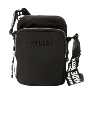 Dsquared2 Logo Lettering Crossbody Bag - Black