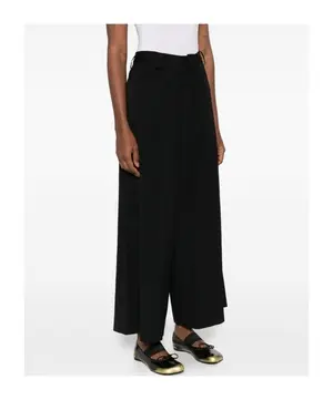 Yohji Yamamoto Gabardine Asymmetry Baggy Pants