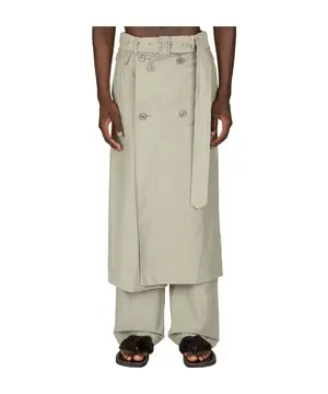 Dries Van Noten Wrap Pants - Gray