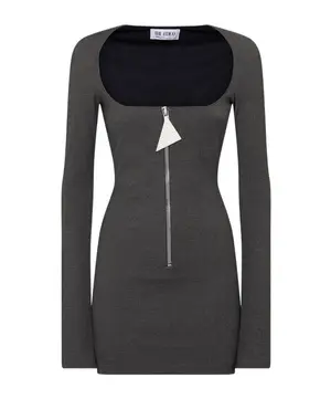 Attico Zip Up Dresses