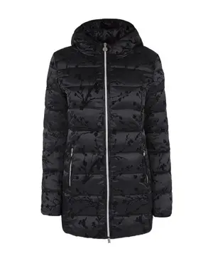 EA7 Quilted Down Jacket With Hood