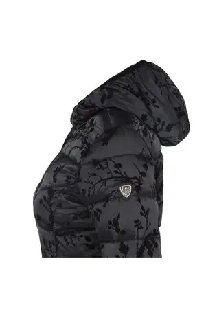 EA7 Quilted Down Jacket With Hood