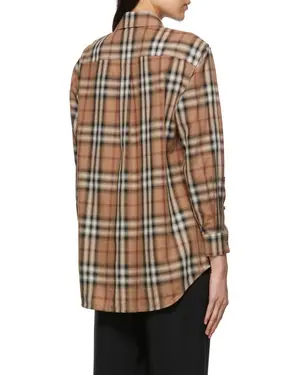 Burberry Ombré Check Cotton Twill Shirt