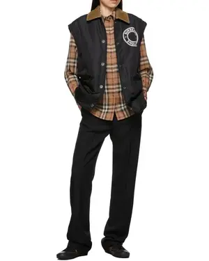 Burberry Ombré Check Cotton Twill Shirt