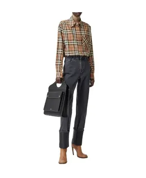 Burberry Ombré Check Cotton Twill Shirt
