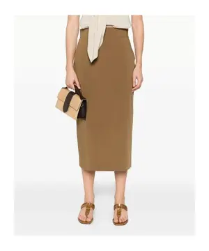 Alberta Ferretti Wool-blend Pencil Skirt