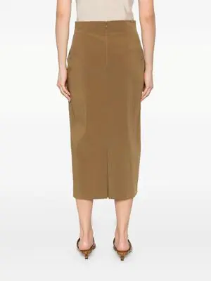 Alberta Ferretti Wool-blend Pencil Skirt