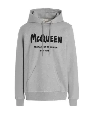 Alexander Mcqueen Drawstring Sweatshirts Hoodies For Men