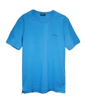 Zegna T-shirt With Round Neck And Short Sleeves