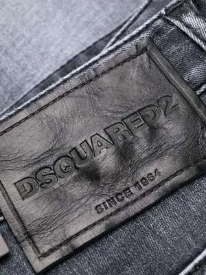 Dsquared2 Faded Straight-leg Skinny Jeans
