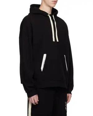 Palm Angels Logo Inlay Drawstring Hoodie