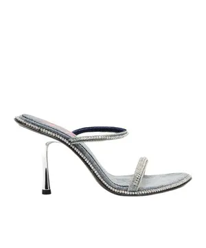 DIESEL® D-havanna Embellished Mules - Light Blue