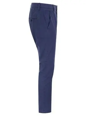 DONDUP Alfredo Slim Fit Ankle Length Pants - Blue