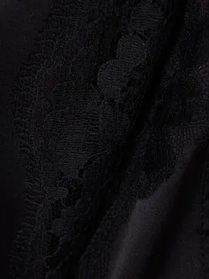 Dolce & Gabbana Lace Detailed Balconette Bodysuit - Black