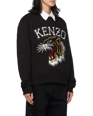 Kenzo Varsity Jungle Tiger Crewneck Sweatshirt
