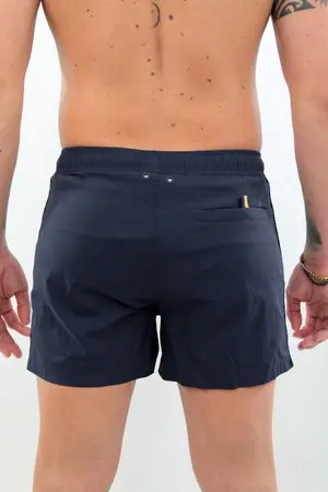 K-WAY Logo Swim Trunks - Black